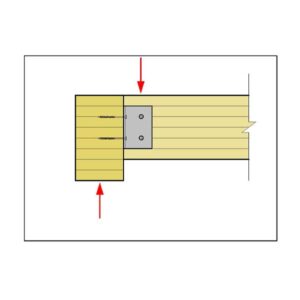 Multiple Beams Bear on Bearing plate with Steel Standoff - WoodWorks ...