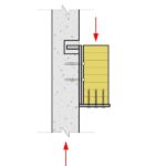 Beam Parallel to Wall Connected to Face of Wall with Top Bearing ...