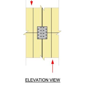 Panels Connect with Steel Plate – Vertical Splice - WoodWorks | Wood ...
