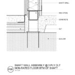 Shaft Wall Assembly at 1-Hr-Rated Floor & 1-Hr Shaft - WoodWorks | Wood ...