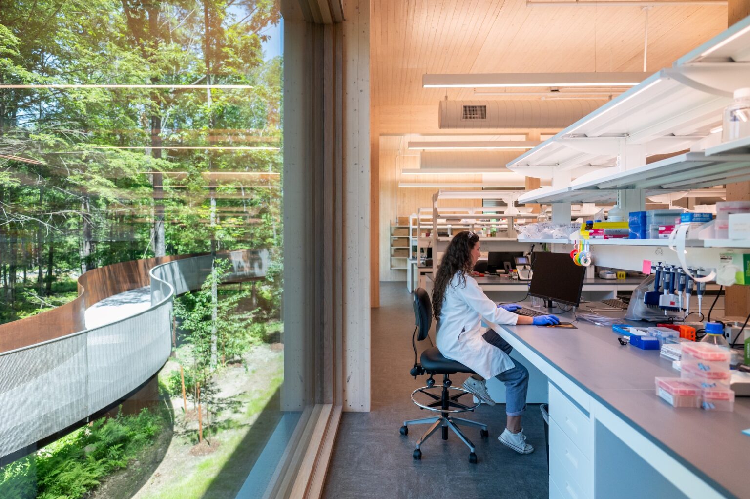 Adimab Laboratory Building - WoodWorks | Wood Products Council