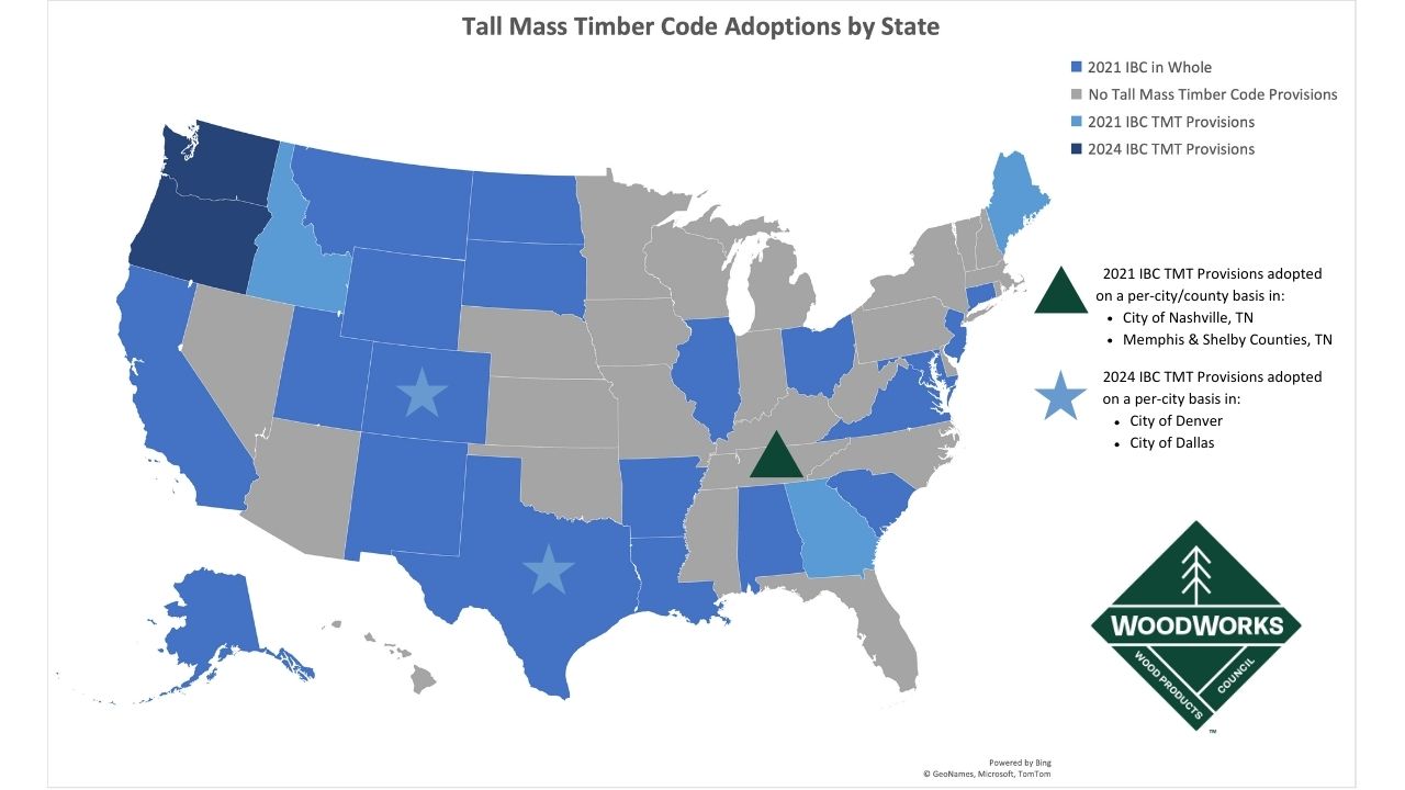 Status of Building Code Allowances for Tall Mass Timber in the IBC ...