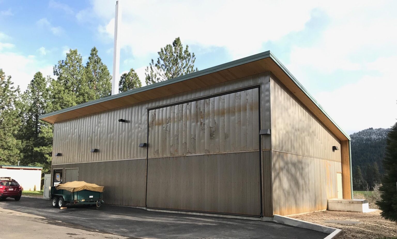 Biomass Boiler Building - WoodWorks | Wood Products Council
