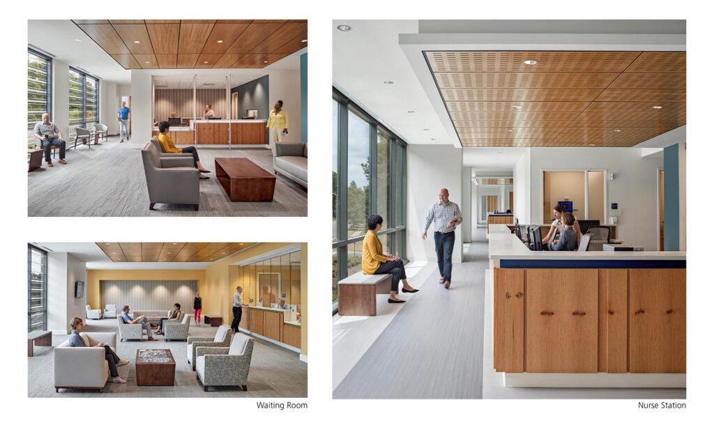 Duke University Student Wellness Center Lobby - WoodWorks | Wood ...