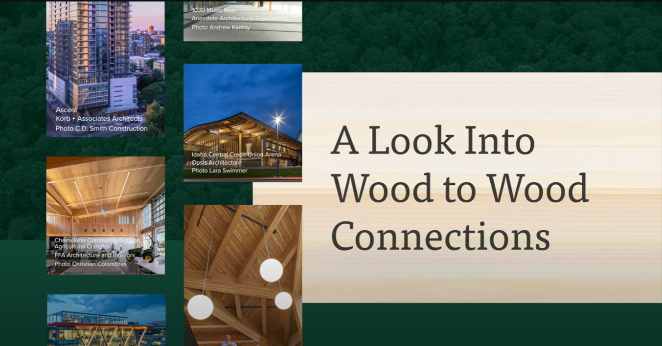 A Look into Wood-to-Wood Connections - WoodWorks | Wood Products Council