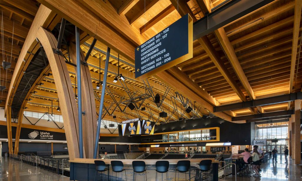 Idaho Central Credit Union Arena - WoodWorks | Wood Products Council