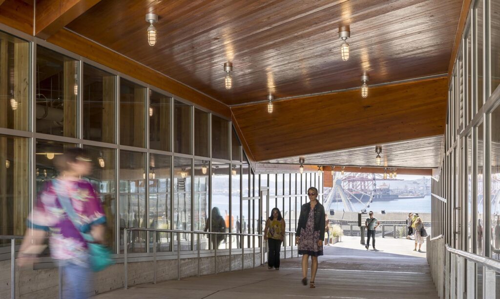 Pike Place Marketfront - WoodWorks | Wood Products Council